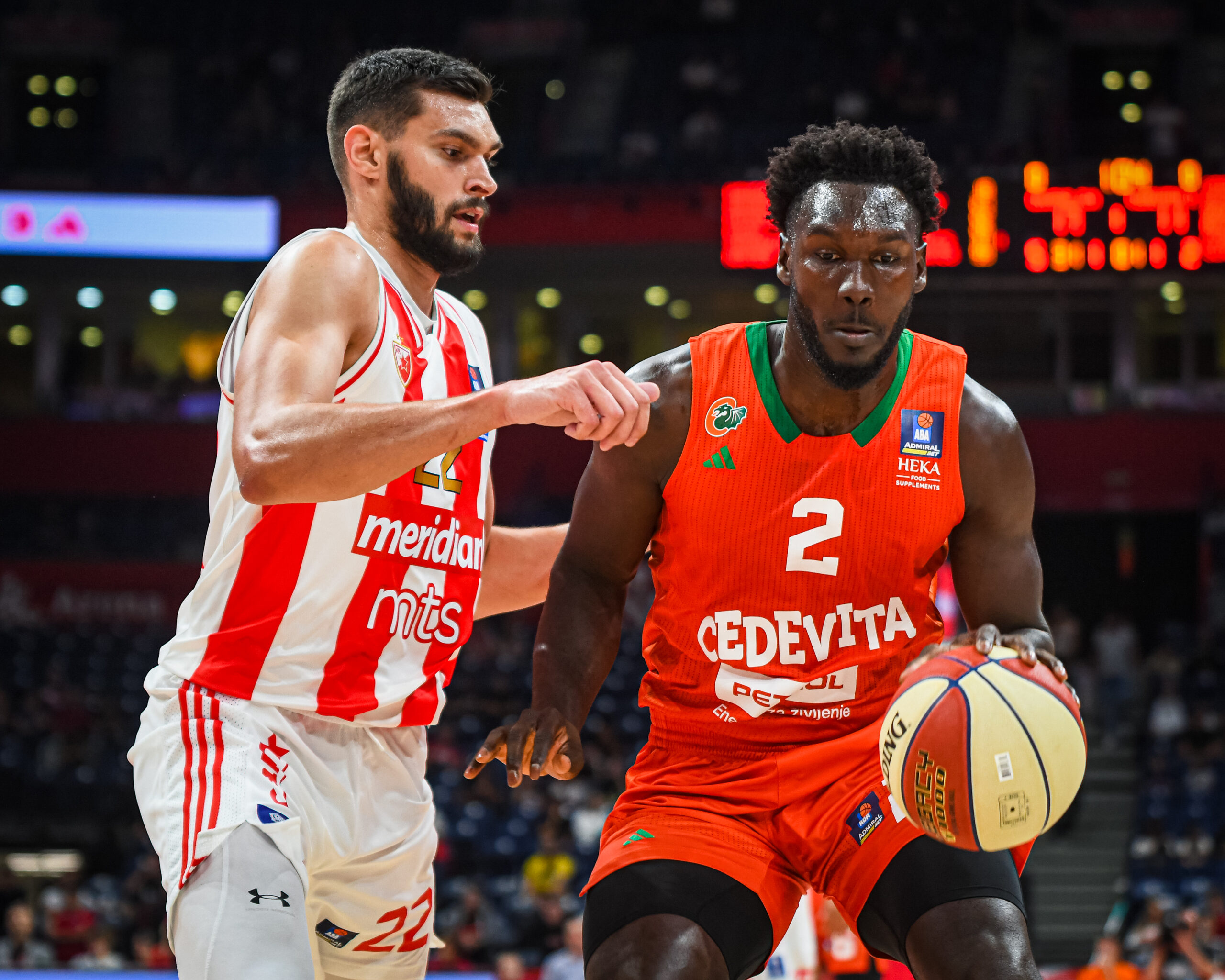 Highlights of the game in Belgrade against Crvena zvezda Meridianbet